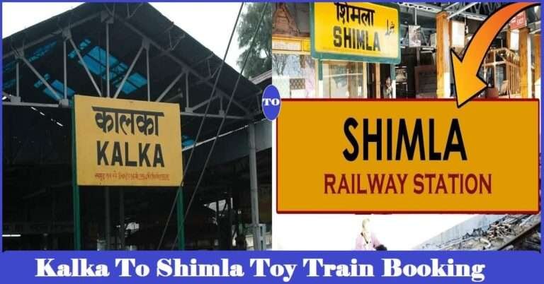 Kalka To Shimla Toy Train Booking - Saroj Travels