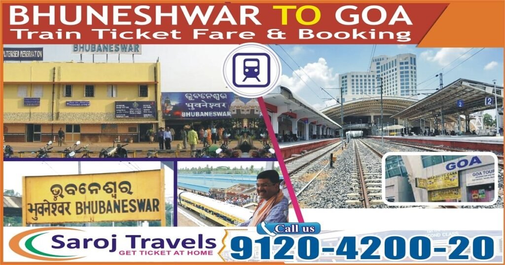 Check Goa Train Ticket Fare & Book Ticket Online - Saroj Travels