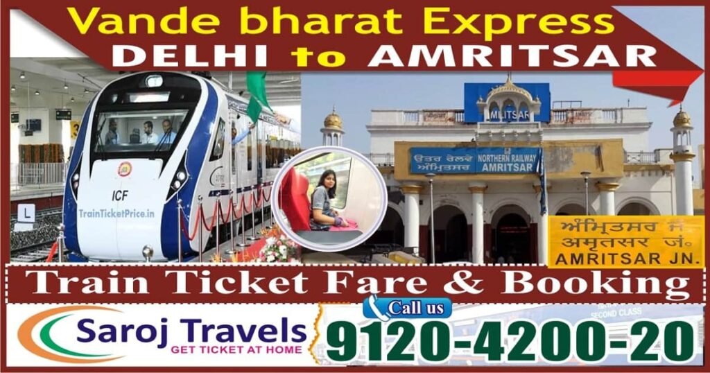 Vande Bharat Express Train Ticket Price & Booking - Saroj Travels